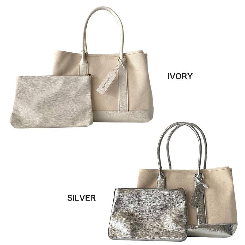 cache カシュカシュ トートバッグ 通販 パーテーションキャンバストートバッグLサイズ 01-00-63291 cachecache ママバッグ ポーチ付き : セレクトショップムー ...