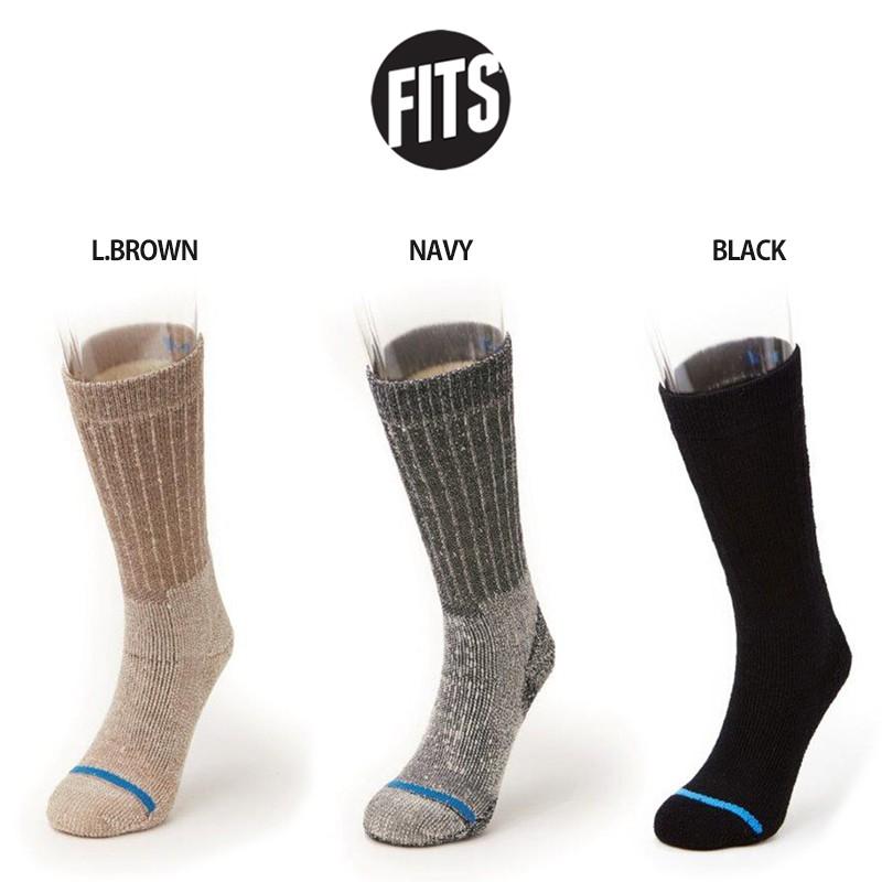 Fits FITSフィッツ ヘビー エクスペディション ブーツソックス f1008 ウール 厚手 靴下 登山 雪かき スキー スノボー アウトドア 冬季登山 ユニセックス ギフト : セレクト ...
