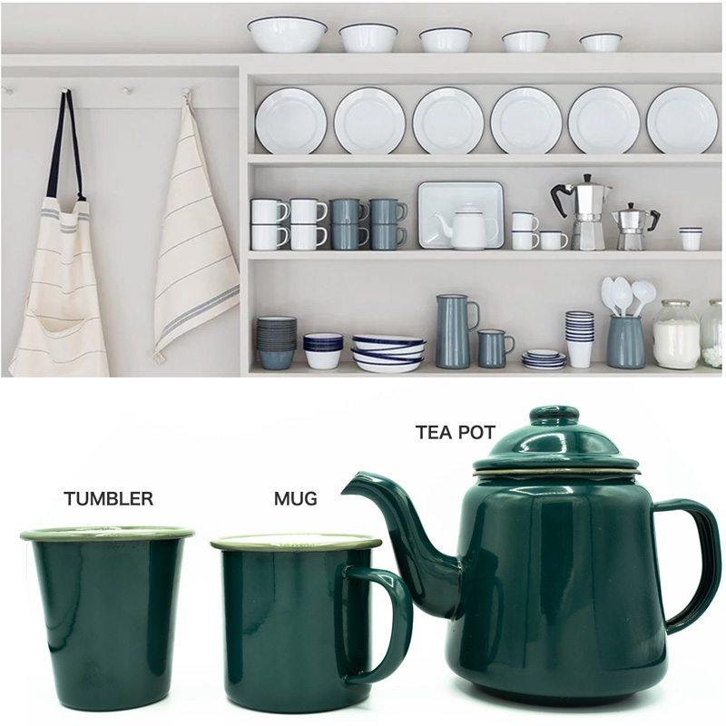 FALCON（スワンズ） FALCON ファルコン ホーロー TUMBLERS タンブラー 容量310ml コップ 調理器具 オフィス キャンプ アウトドア ピクニック インテリア ...