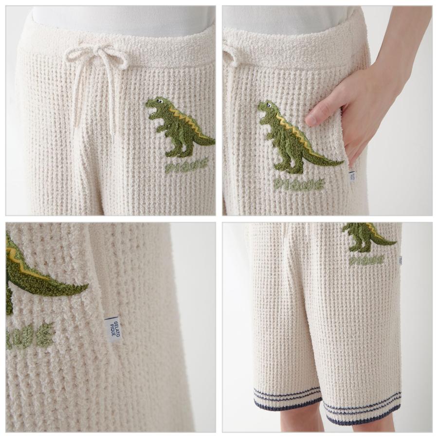 gelato pique（ジェラートピケ） オム ワッフルダイナソーハーフパンツ