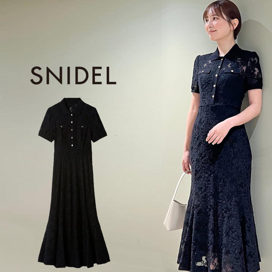 SNIDEL スナイデル レースポロドレス swfo251120 レディース ロングワンピース フェミニン レース生地 2025春 : セレクトショップムー Yahoo!店 - 通販 ...