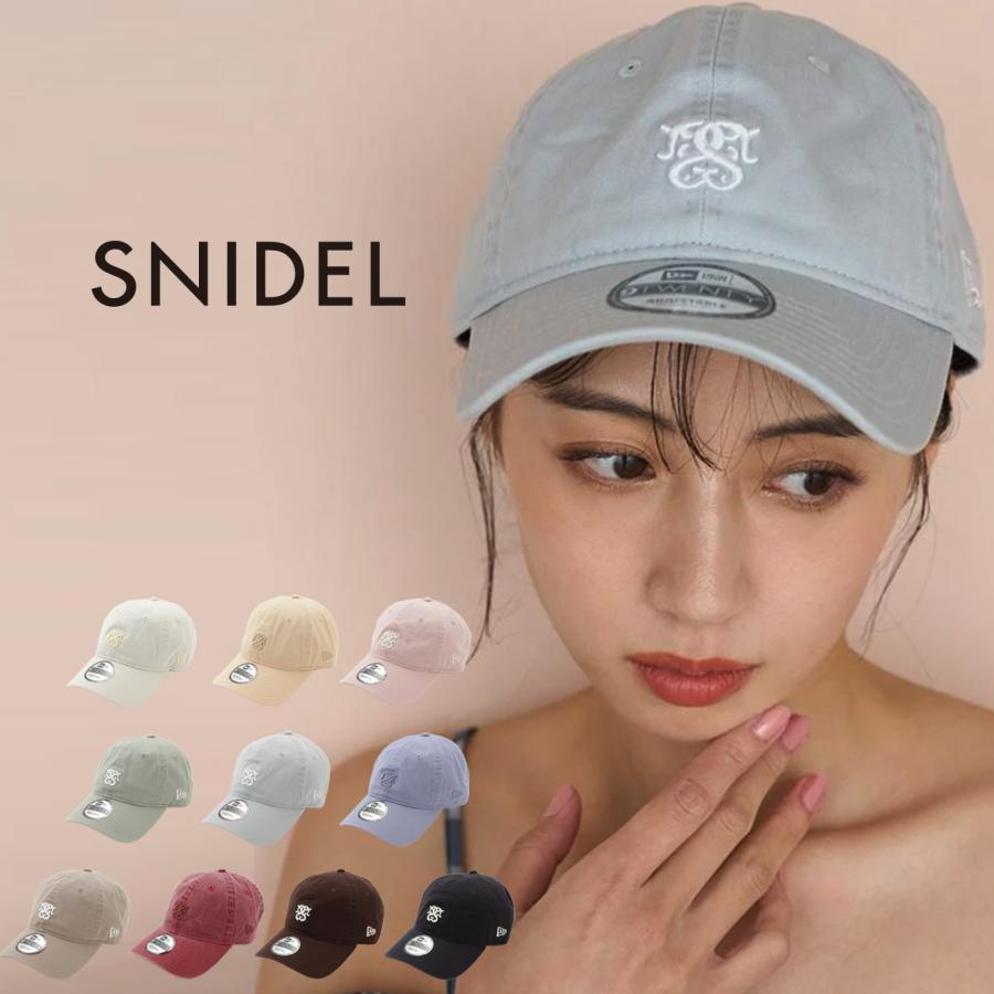 SNIDEL スナイデル NEW ERA(R)コラボエンブレムキャップ swgh251640 CAP 帽子 ニューエラ コラボ お出かけ ガーリー スポーティー デート レディース ...