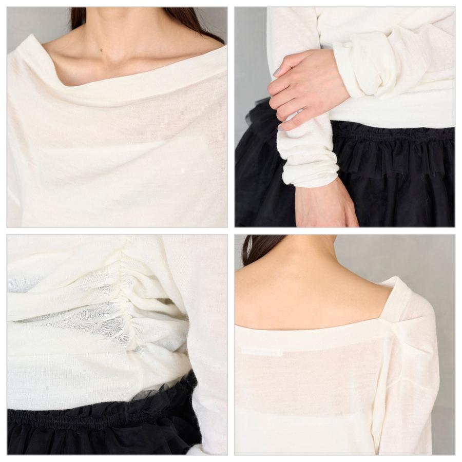 SNIDEL（スナイデル） ドレープニットトップス swnt255133 レディース