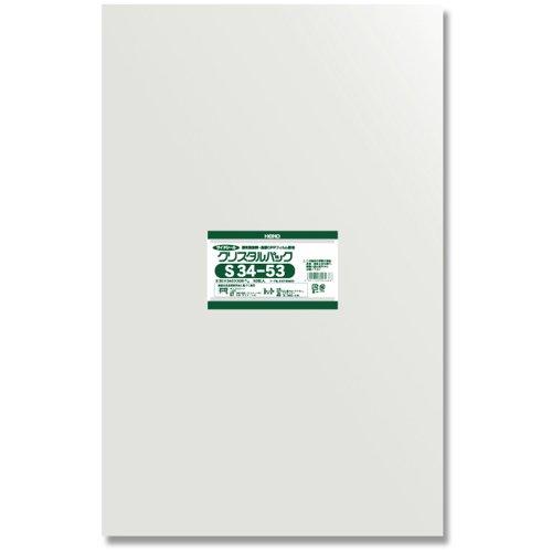 シモジマ ヘイコー 透明 OPP袋 クリスタルパック 34×53cm 50枚 S34-53 006748900 : saku40619d14293fe5 : セレクトショップSakura ...