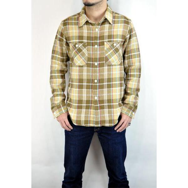FIVE BROTHER(ファイブブラザー)151395 HEAVY FLANNEL WORK SHIRTS L/S ヘビー フランネル ...