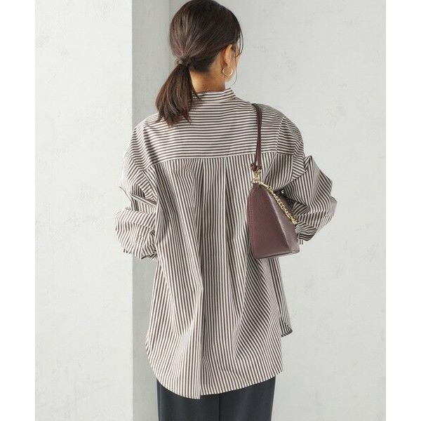 SHIPS（シップス） 〈手洗い可能〉ストライプ フロント ヨーク