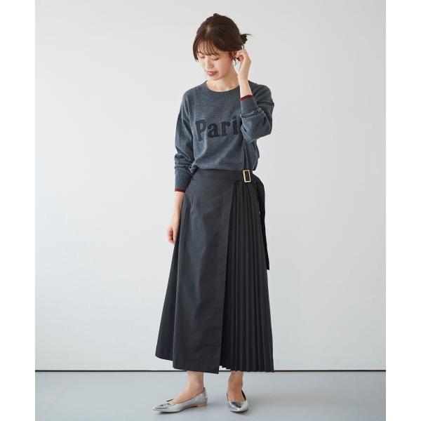 le.coeur blanc（ルクールブラン） サイドプリーツバックルツキ