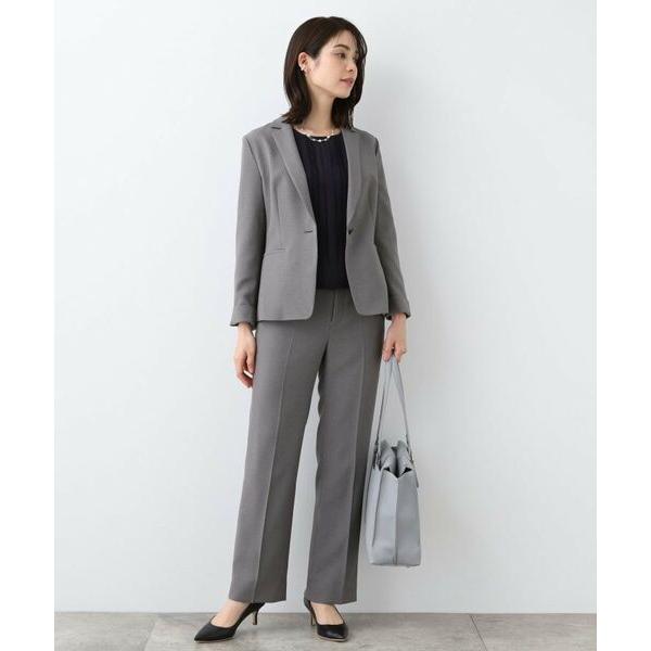 INDIVI（インディヴィ） 【洗える／スーツ】ストレートラインパンツ