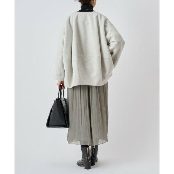 BEARDSLEY / ビアズリー 後ろぷっくりウールショートコート BEARDSLEY / ビアズリー 後ろぷっくりウールショートコート