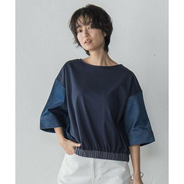 MAYSON GREY / メイソングレイ デニムドッキングドロストドルマンプルオーバー≪洗濯機で洗える≫ : タカシマヤファッションスクエア - 通販 - Yahoo!ショッピング