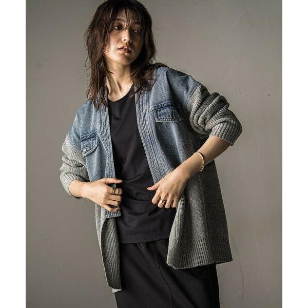 MAYSON GREY（メイソングレイ） デニムドッキングニットカーディガン≪手洗い可能≫ : タカシマヤファッションスクエア - 通販 ...