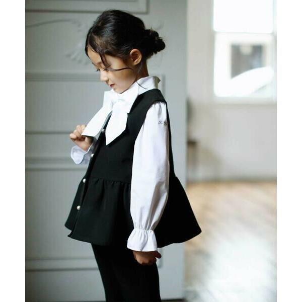 BeBe / べべ ダブルクロスパールボタンペプラムベスト(110~130cm) : タカシマヤファッションスクエア - 通販 - Yahoo!ショッピング