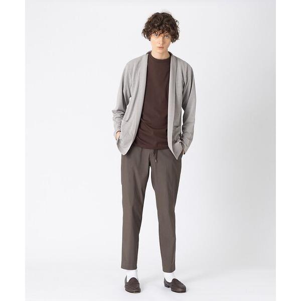 ABAHOUSE（アバハウス） 鹿の子 ストレッチ ボタンレス カーディガン