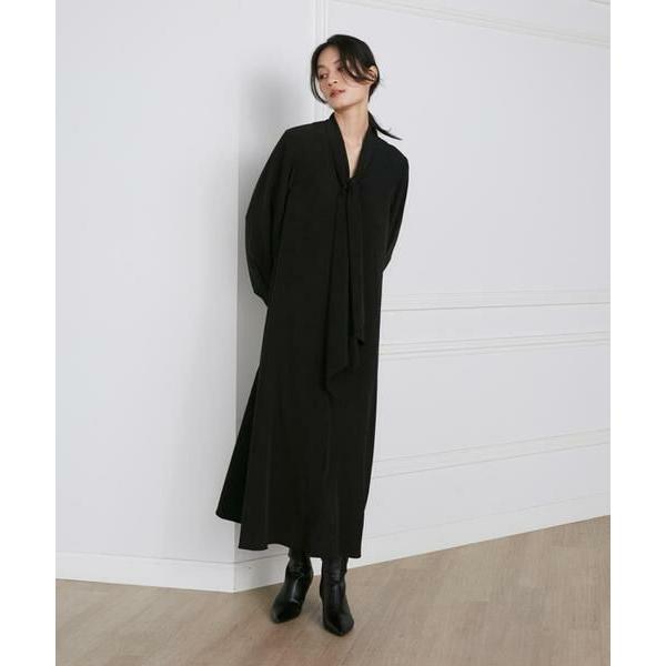 INED / イネド リボンタイバックプリーツドレス《la veille by SUPERIOR CLOSET》 : タカシマヤファッションスクエア - 通販 - Yahoo!ショッピング