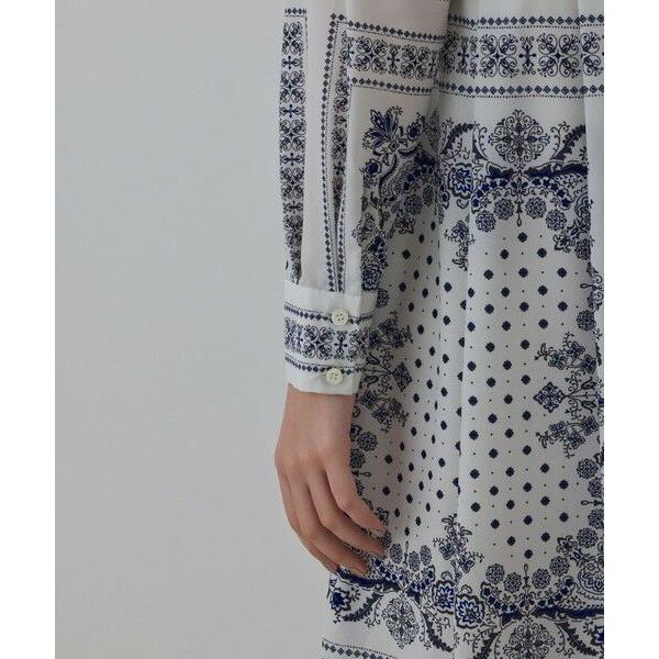 GRACE CONTINENTAL（グレースコンチネンタル） バンダナプリントシャツ