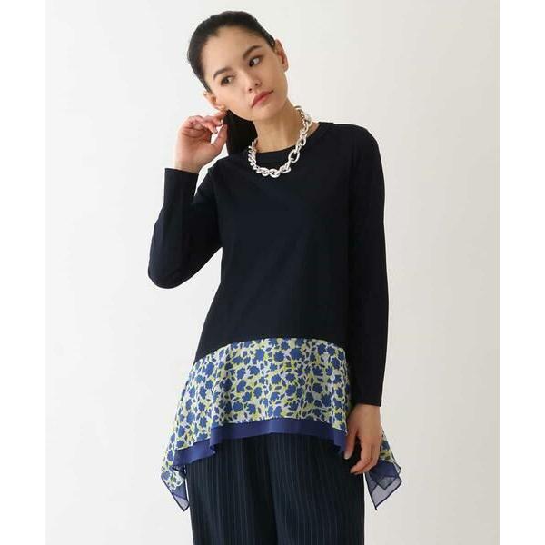 HIROKO BIS / ヒロコビス フラワープリントイレギュラーヘムブラウス /洗える : タカシマヤファッションスクエア - 通販 - Yahoo!ショッピング