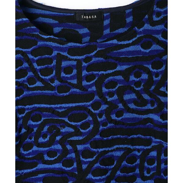 TABASA / タバサ 線描きフラワージャガードチュニック : タカシマヤファッションスクエア - 通販 - Yahoo!ショッピング