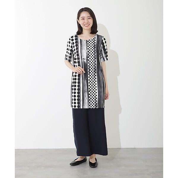 TABASA / タバサ ドットストライププリントチュニック : タカシマヤファッションスクエア - 通販 - Yahoo!ショッピング
