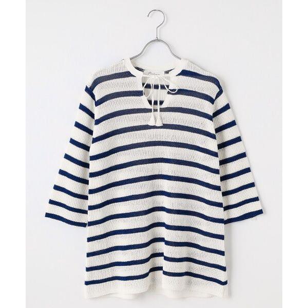 TABASA / タバサ メッシュボーダーニットチュニック : タカシマヤファッションスクエア - 通販 - Yahoo!ショッピング