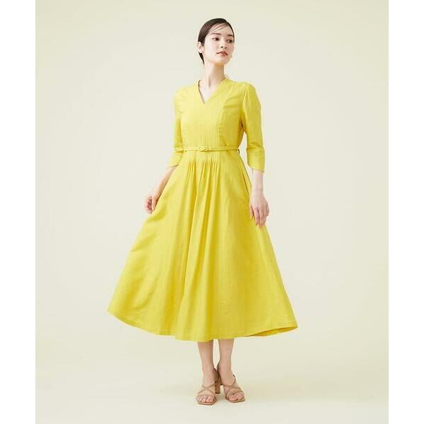 Sybilla / シビラ リネンレーヨンベルト付きドレス :0000100600GBEGS11500:タカシマヤファッションスクエア - 通販 - Yahoo!ショッピング