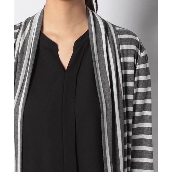 により Leilian ボーダー切り替えカ−ディガン タカシマヤファッションスクエア - 通販 - PayPayモール PLUS HOUSE / レリアンプラスハウス ーカーディ