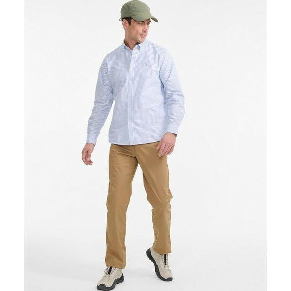 AIGLE（エーグル） 速乾ストライプオックスフォードシャツ