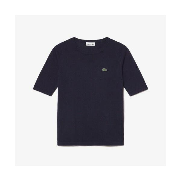 LACOSTE / ラコステ UVカット 吸水速乾 ウォッシャブル COOLMAX クールマックス ニット 半袖Tシャツ :0000100720AF909LJ-99:タカシマヤファッション ...
