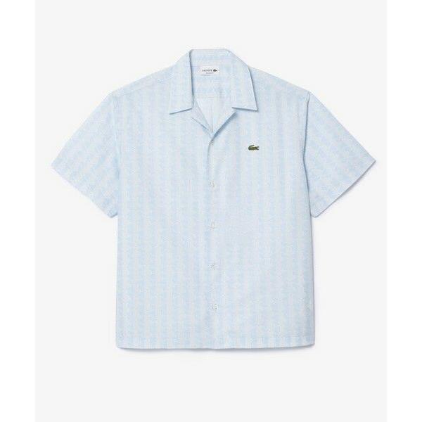 LACOSTE / ラコステ オールオーバーモノグラムプリントオープンカラーシャツ : 0000100720ch8792-10 : タカシマヤファッションスクエア - 通販 - Yahoo ...