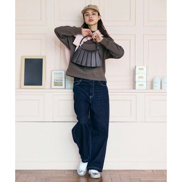 LACOSTE（ラコステ） LENGLEN レザープリーツハンドバッグ