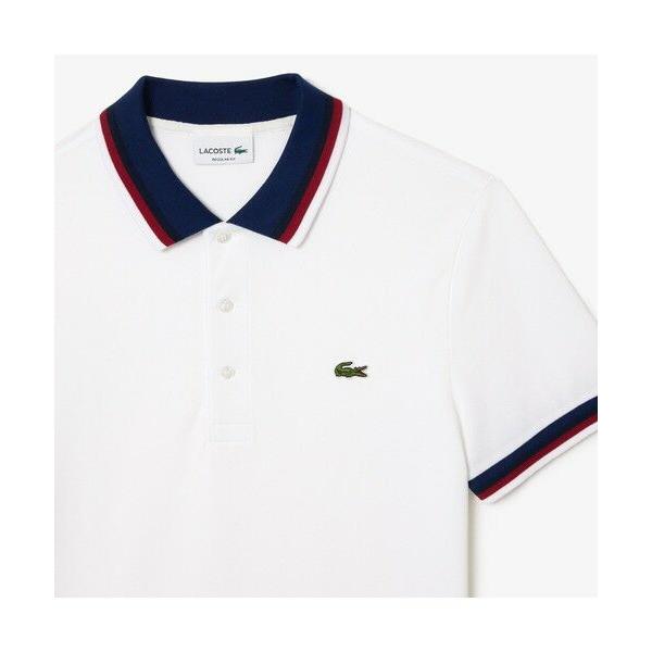 LACOSTE / ラコステ 配色ボーダーリブニット鹿の子地ポロシャツ : タカシマヤファッションスクエア - 通販 - Yahoo!ショッピング