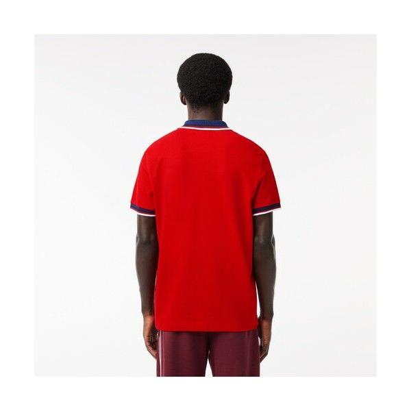 LACOSTE / ラコステ 配色ボーダーリブニット鹿の子地ポロシャツ : タカシマヤファッションスクエア - 通販 - Yahoo!ショッピング