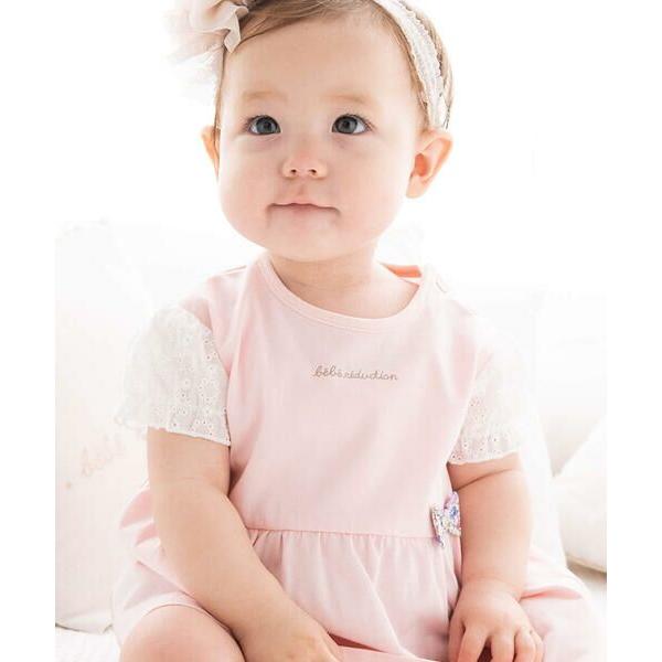 fillot de bebe reduction / フィヨ デュ ベベ ルダクティオン パフスリーブAラインTシャツ＆花プリントブルマ(70~90cm) : タカシマヤファッションスクエア ...