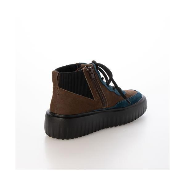 D'ICI（ディッシィ） 【軽量】プラットフォームハイカットスニーカー