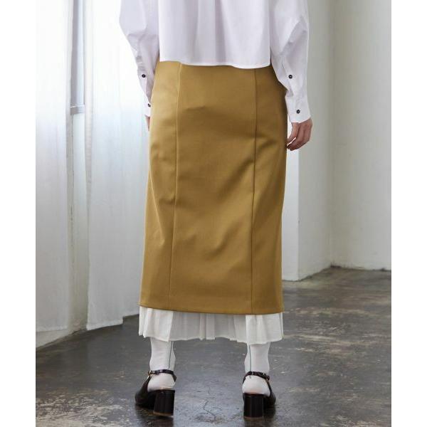 LANVIN en Bleu / ランバン オン ブルー プリーツヘム2wayスカート