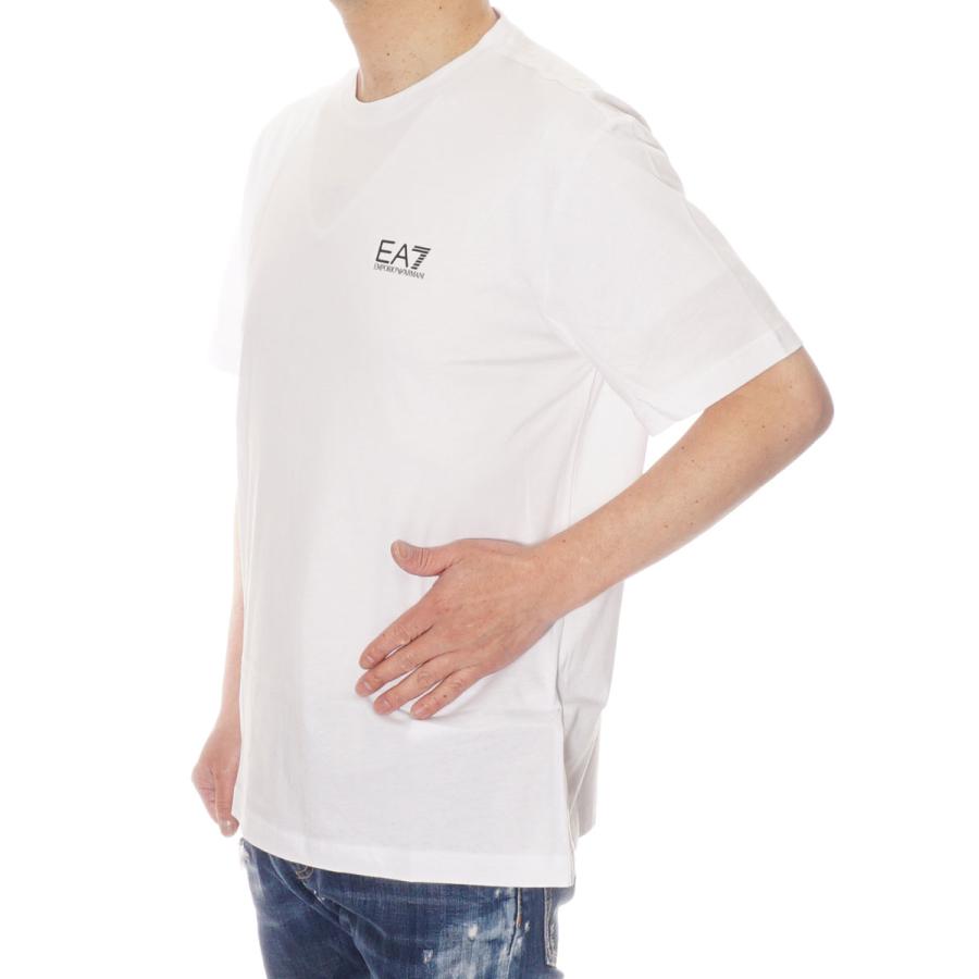 EMPORIO ARMANI エンポリオ・アルマーニ EA7 Tシャツ 半袖 メンズ ホワイト×ブラック 7M000567 AF10375 M0003 : セレクトテイストYahoo!店 ...