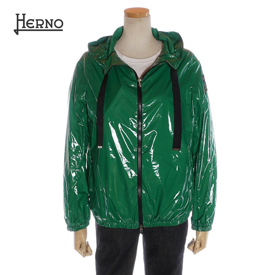 HERNO ヘルノ ウインドブレーカー レディース シャイニークリーム シャイニーグリーン シャイニーブラック GI000195D 12220 : セレクトテイストYahoo!店 - 通販 ...