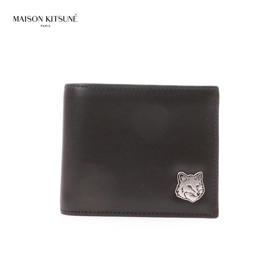 MAISON KITSUNE 並行輸入品 メゾン キツネ 二つ折り財布 ブラック MM05344LC0043 P199 : セレクトテイストYahoo!店 - 通販 - Yahoo!ショッピング