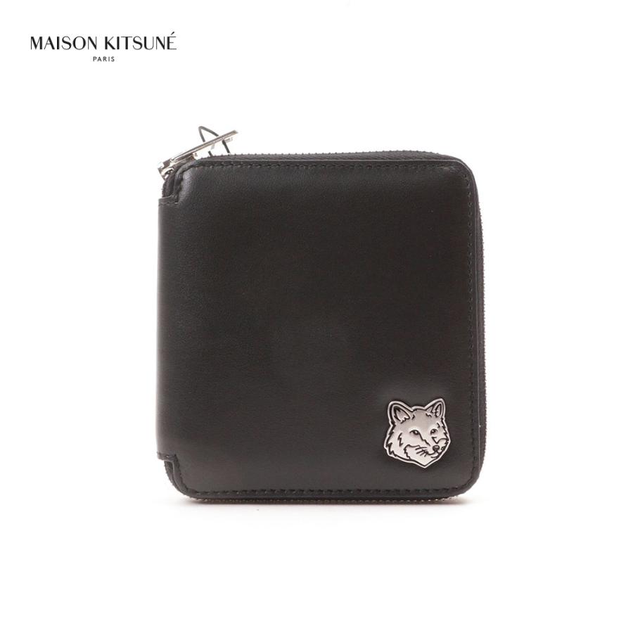 MAISON KITSUNE メゾン キツネ ジップ 財布 ブラック MM05346LC0043 P199 : セレクトテイストYahoo!店 - 通販 - Yahoo!ショッピング