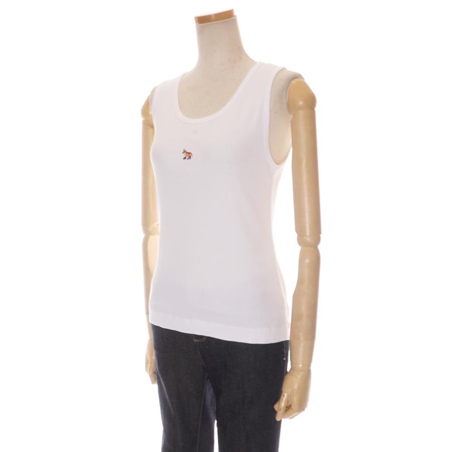 MAISON KITSUNE メゾン キツネ タンクトップ レディース ホワイト MW00103KJ0125 P100 : セレクトテイストYahoo!店 - 通販 - Yahoo!ショッピング