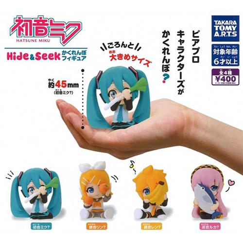 初音ミク Hide＆Seek かくれんぼフィギュア 全4種セット : 5500000197243 : セレンショップ - 通販 - Yahoo!ショッピング
