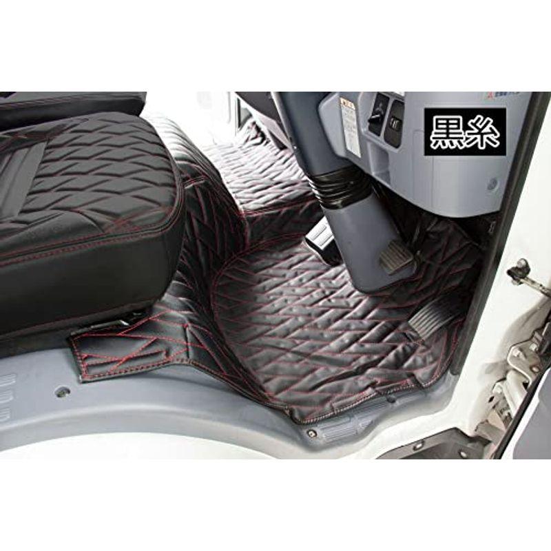 ジェットイノウエ(JET) エンジンフードカバー 黒 黒糸 ISUZU 2t 07エルフ ハイキャブ H19.1~ 標準車 AT MT共用 :20230826181110-01352:セレーネ ...