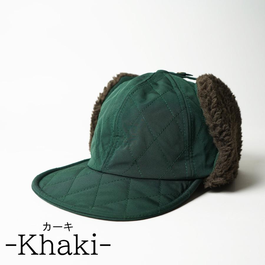 Quilting Short Flap Cap(キルティング ショート フラップ キャップ) BCN-Y21776 ボア付き帽子 キャップ ...