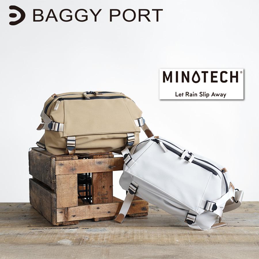 BAGGY PORT ボディバッグ YNM5601 BAGGYPORT バギーポート MINOTECH ミノテックレイヤー 斜め掛けバッグ 鞄 メンズ レディース ブランド 撥水 ...