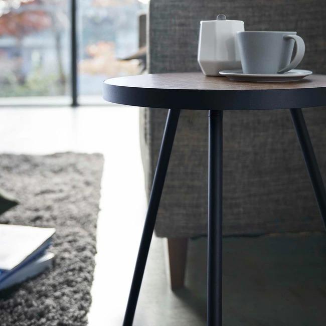 tower サイドテーブル タワー 丸型 山崎実業 ホワイト ブラック 5558 5559 / コーヒーテーブル 机 シンプル おしゃれ スタイリッシュ モノトーン YAMAZAKI [MM1 ...