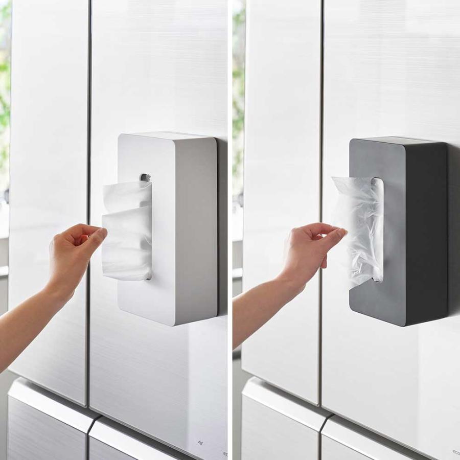 tower フィルムフックティッシュケース タワー レギュラーサイズ 山崎実業 ホワイト ブラック 5587 5588 ティッシュ ケース タワーシリーズ yamazaki[MM1] : Se ...