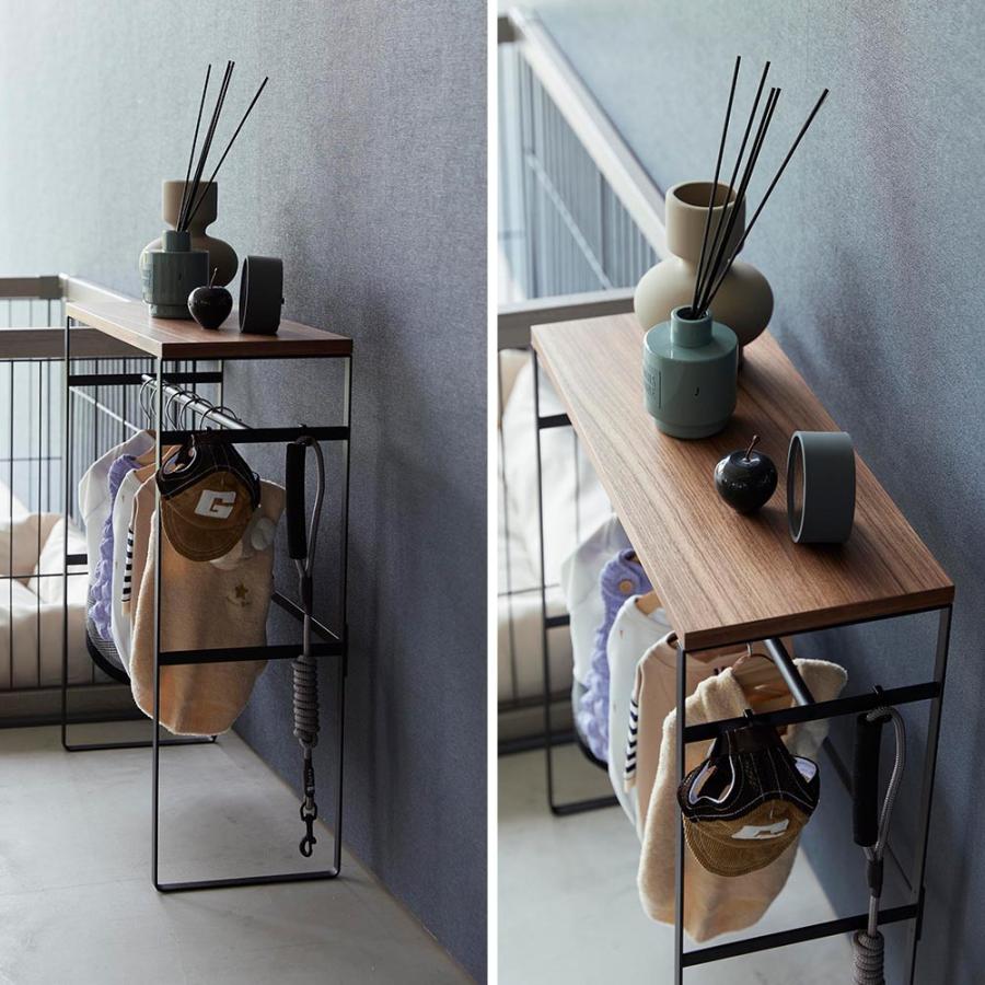 ペットコートハンガーラック タワー 山崎実業 tower ホワイト ブラック 2119 2120 ハンガー シェルフ クローゼット ドッグウェア タワーシリーズ yamazaki[MM1 ...