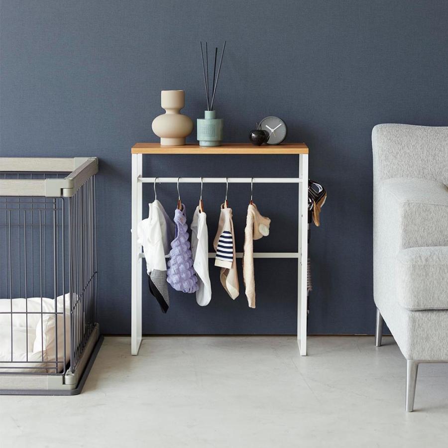 ペットコートハンガーラック タワー 山崎実業 tower ホワイト ブラック 2119 2120 ハンガー シェルフ クローゼット ドッグウェア タワーシリーズ yamazaki[MM1 ...