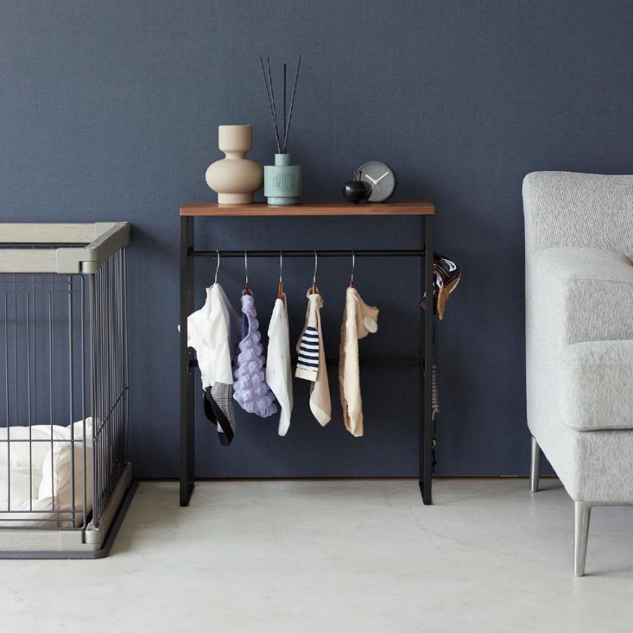 ペットコートハンガーラック タワー 山崎実業 tower ホワイト ブラック 2119 2120 ハンガー シェルフ クローゼット ドッグウェア タワーシリーズ yamazaki[MM1 ...