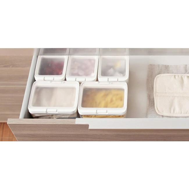 マーナ MARNA 保存容器 ショート 450ml k764 調味料入れ ストッカー 食品保存容器 収納 おしゃれ キャニスター パッキン付 ワンタッチ 紅茶 コーヒー豆 :065-k764 ...