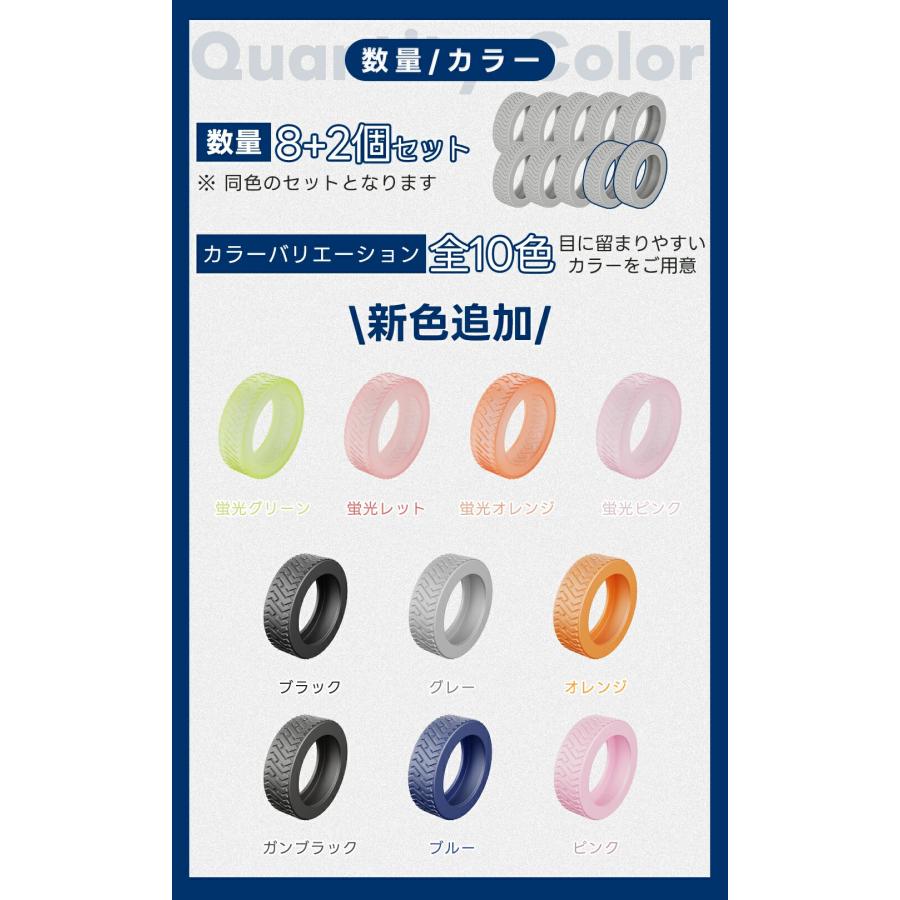 New Trip [New Trip] キャスターカバー スーツケース タイヤカバー キャリーケース 車輪カバー 脱落防止 車輪保護 騒音低減 汚れにくい 水洗い可能 直径5CM 5.5CM ...